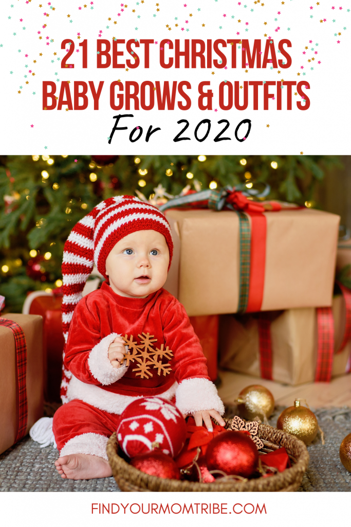 21 Best Christmas Baby Grows & Outfits For 2020
