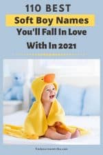 110 Best Soft Boy Names You'll Fall In Love With In 2022