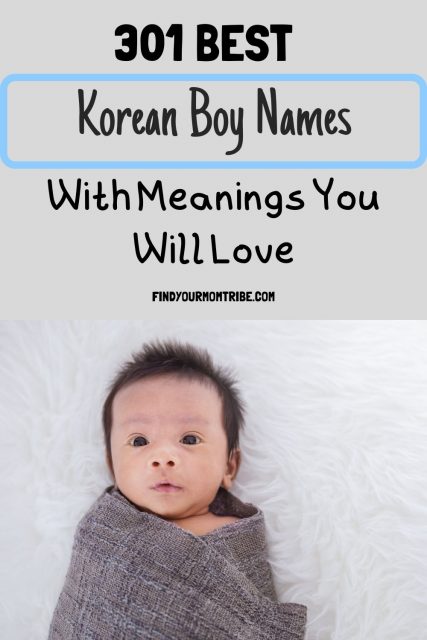 301 Best Korean Boy Names With Meanings You Will Love